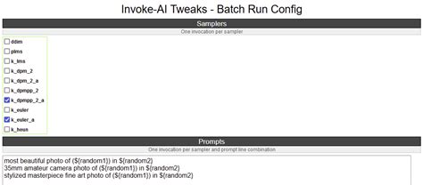 Batch Run User Script Rinvokeai