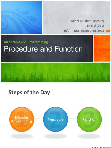 Chapter 6 And 7 Procedure And Function Pdf Parameter Computer
