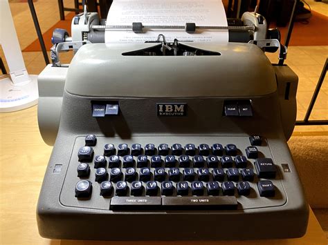 My IBM Model A Executive Tonight Scrolller