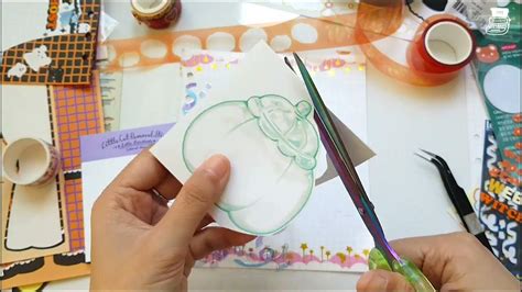 [다꾸] A6와이드 다이어리에 할로윈 다꾸 몰아하기 호박편 Youtube