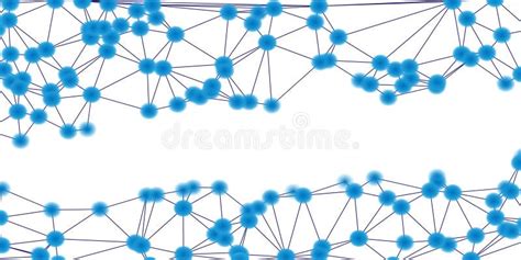 Abstract Geometric Network Background With Interconnected Black Dots And Lines Minimalistic