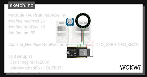 Neopixel Wokwi Esp32 Stm32 Arduino Simulator