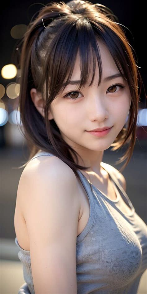 タンクトップが似合う美少女 Ai エロ画像【r 18】