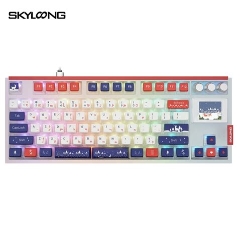 Skyloong Gk87pro Tkl Keyboard With Screen