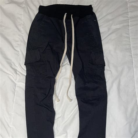 Mnml Cargo Drawcord Pants Size Medium Slim Fit Worn Depop