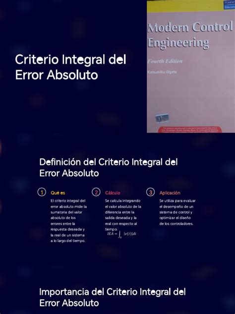 Criterio De Integral De Error Absoluto Descargar Gratis Pdf Integral Matemáticas Aplicadas