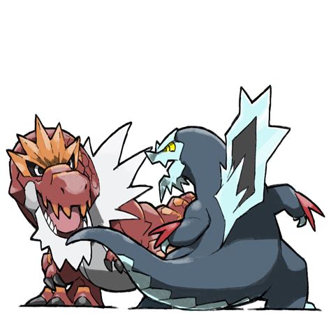 Tyrantrum And Baxcalibur Pokemon Drawn By Blacknirrow Danbooru