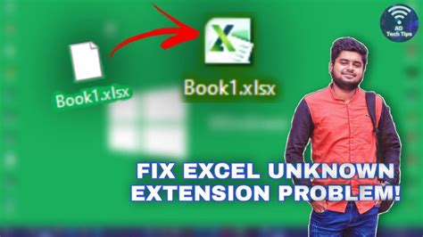 Fix Excel Unknown Extension Problem Xlsx Not Opening Youtube