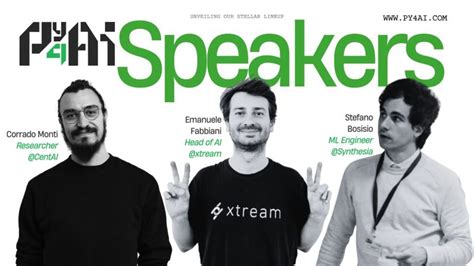 Python Milano On Linkedin 📣were Now Ready To Announce 3 New Speakers