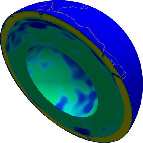 Spherical Shell Consisting Of 24 Octrees Left Slice Through The Mesh Download Scientific
