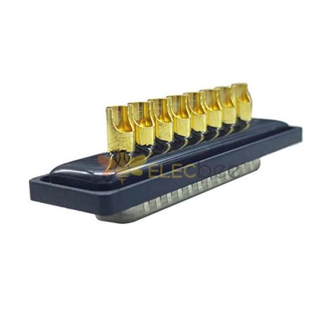 Elecbee D SUB Pin Connector Straight Male Female Solder Type Serial Port Pin Waterproof W