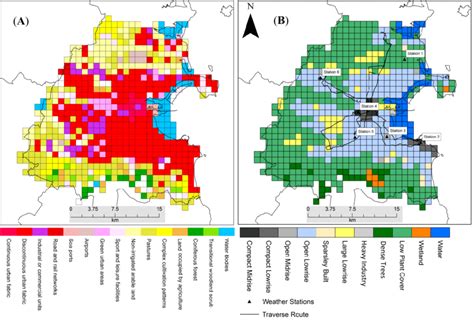 A Corine Lulc Map 2006 For Dublin City B Lcz Map Derived From Download Scientific Diagram