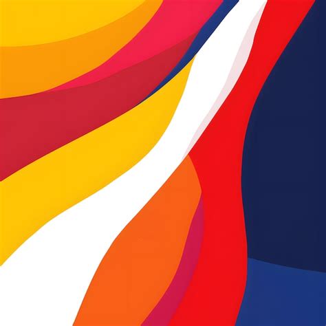 Colorful Abstract Wave Patterns On Dark Background Premium Ai