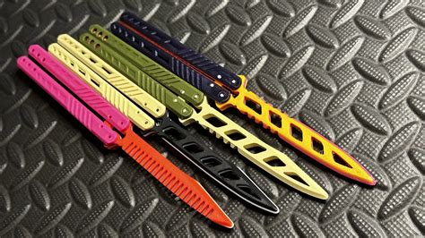 Balisong Aka Butterfly Knife New Patterns And Comb Free 3d Print