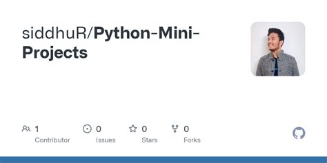 Github Siddhurpython Mini Projects