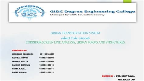 Modal Split Analysis Pptx Modal Split Analysis Pptx