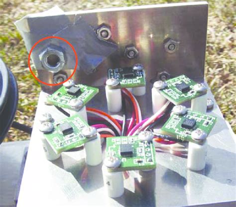 Test Setup Configuration Number 3 With A Nut Taped On The Download