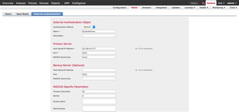 configure duo two factor authentication for fmc management access cisco