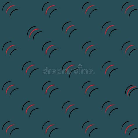 Seamless Pattern With Wi Fi Icon Horizontal Wi Fi Signal Design For Pattern And Background