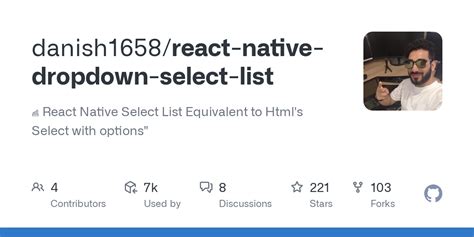 Github Danish1658react Native Dropdown Select List ☝️ React Native