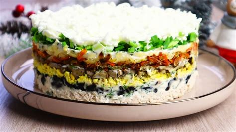 ОН ПОКОРИТ ВСЕХ Салат Снежный Лес Вкус который невозможно забыть ПРАЗДНИЧНЫЙ ПРОСТОЙ Youtube