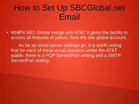 How To Set Up SBCGlobal Net Email ODP