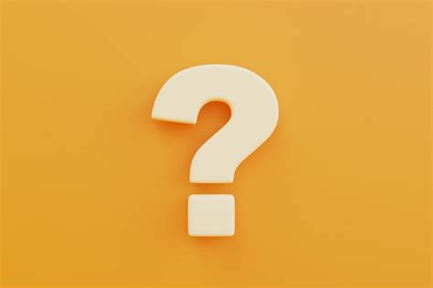 Premium Photo Question Mark On Yellow Background