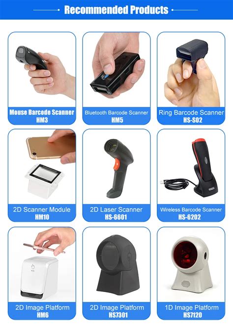 휴대용 미니 레이저 1d Qr 2d 휴대용 Bt 무선 바코드 스캐너 메모리 Hm5 Qr B