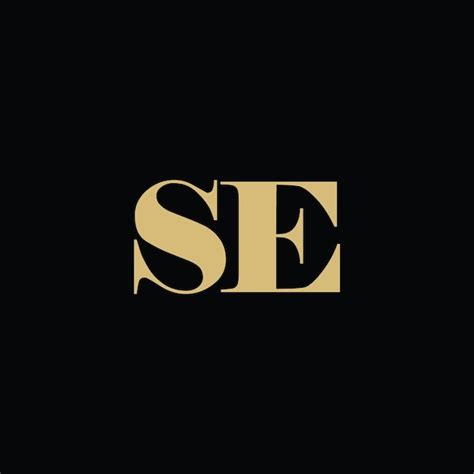 Premium Vector Alphabet Letters Logo Se S And E Monogram
