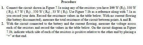 Solved This Is An Experiment About Kirchhoffs Laws Which Chegg Com