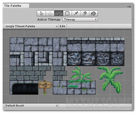 Unity 2D Tile Map 工具 Tile Palette