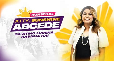 Atty Sunshine Abcede Lucena