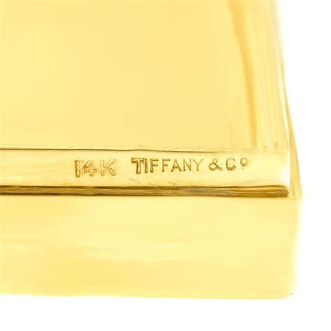 Tiffany And Co Japanese Taste Gold Compact Case At 1stdibs