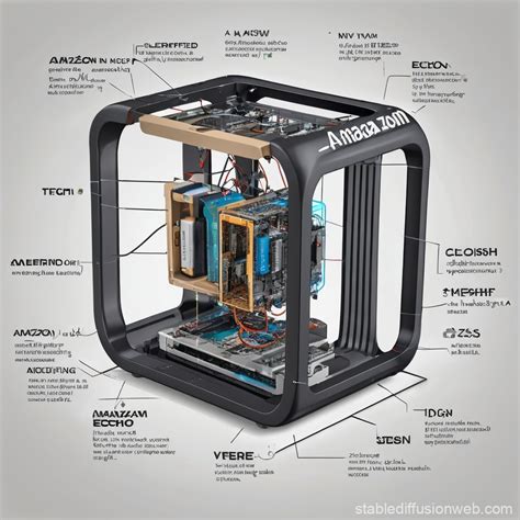 Modern Amazon Echo Device Include A Simplified Diagram Or Exploded View Showing The Internal