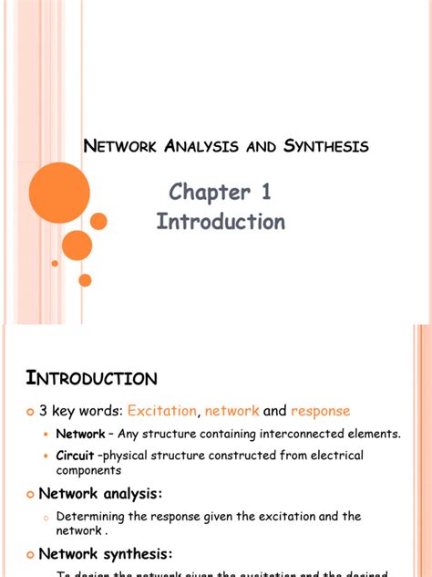 chapter 4 pdf electrical network network analysis electrical