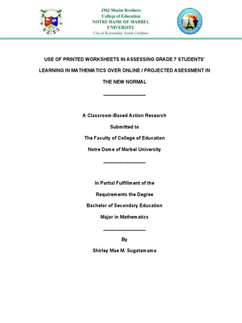 Cbar Prelim Pdf Mathematics Educational Assessment