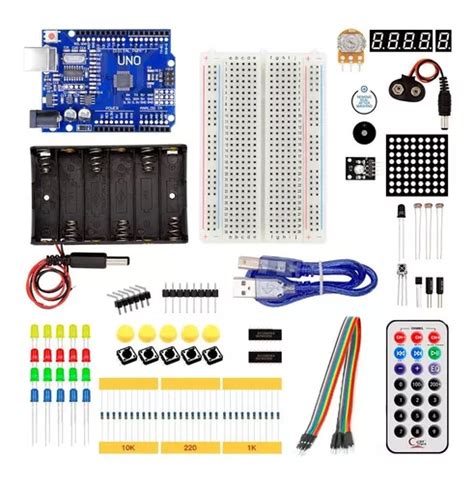 kit arduino uno r3 principiante muy completo mercadolibre