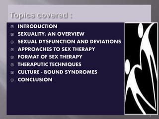 Sex Therapy Ppt Pptx Sexual Conditions Sexual Health