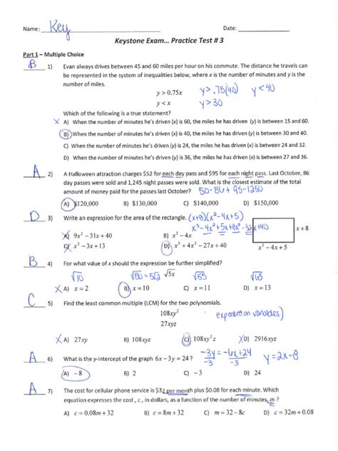 Practice Test 3 Answer Key Pdf