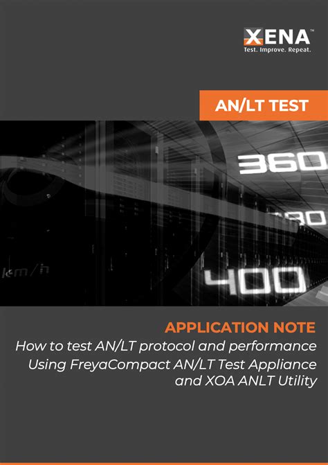 How To Test Anlt Protocol And Performance Xena Networks