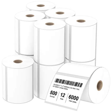 Hot Selling Self Adhesive Address Shipping Label Printer Top Coated