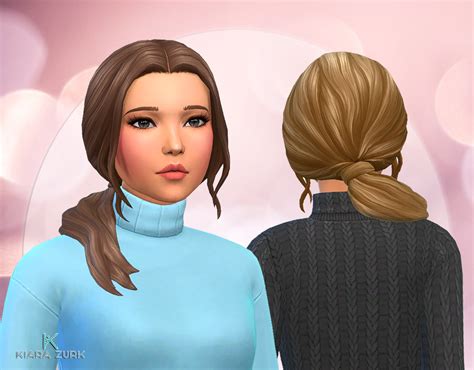 Marlene Ponytail V2 Gallery The Sims 4 Create A Sim Curseforge