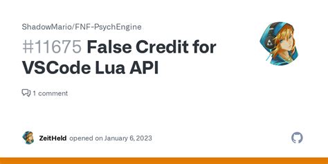 false credit for vscode lua api · issue 11675 · shadowmario fnf psychengine · github