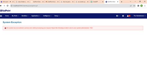 Why Am I Getting This Error Iiq Discussion And Questions Sailpoint Developer Community