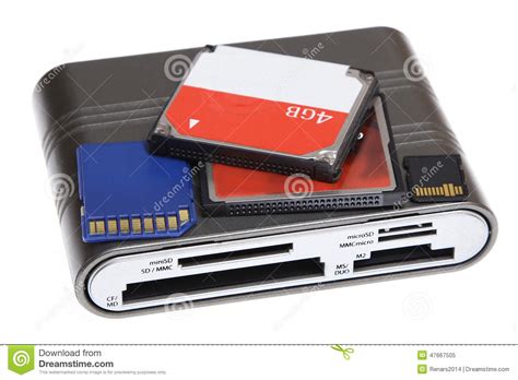 Cf Card Sd Md Mmc Micro Sd M Ms Duo Reader Multi Memory For Cam Stock Image Image Of Camera