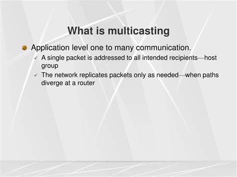 PPT IP Multicast PowerPoint Presentation Free Download ID