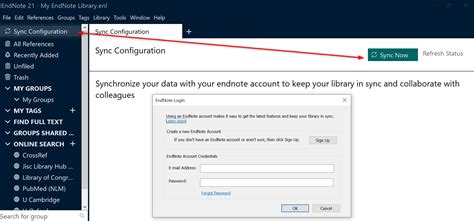 Endnote Endnote X6 And Later With Endnote Online Using Sync
