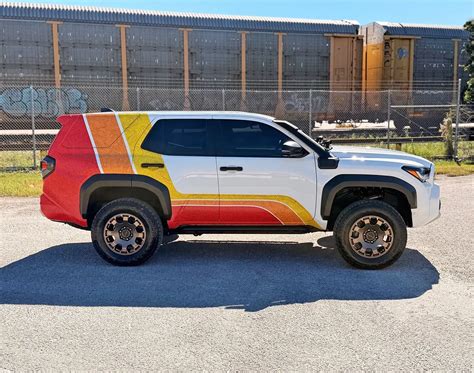 6th Gen 4runner Trailhunter In Trd Racing Colors Stripes Tri Color