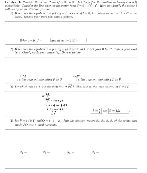solved problem 1 consider the points p and q in r2 or r3