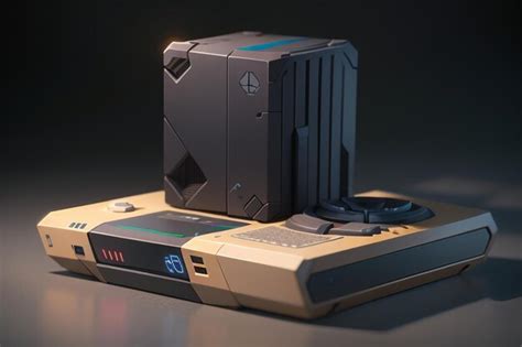 Premium Ai Image Game Console Console Device 3d Rendering Model